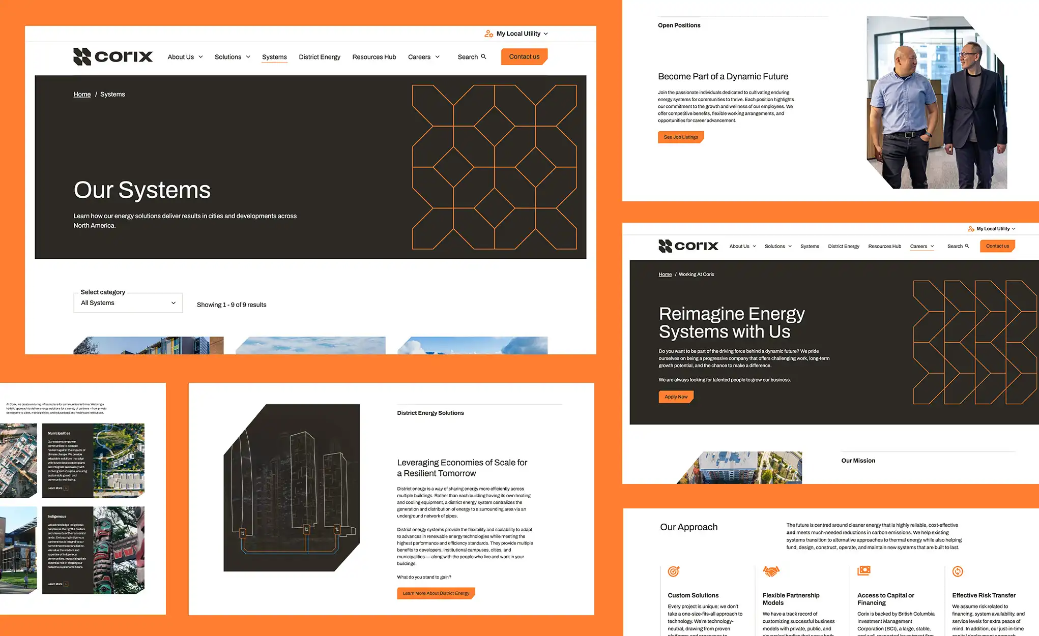 Corix: Building a sleek user-friendly website for a brand in transition