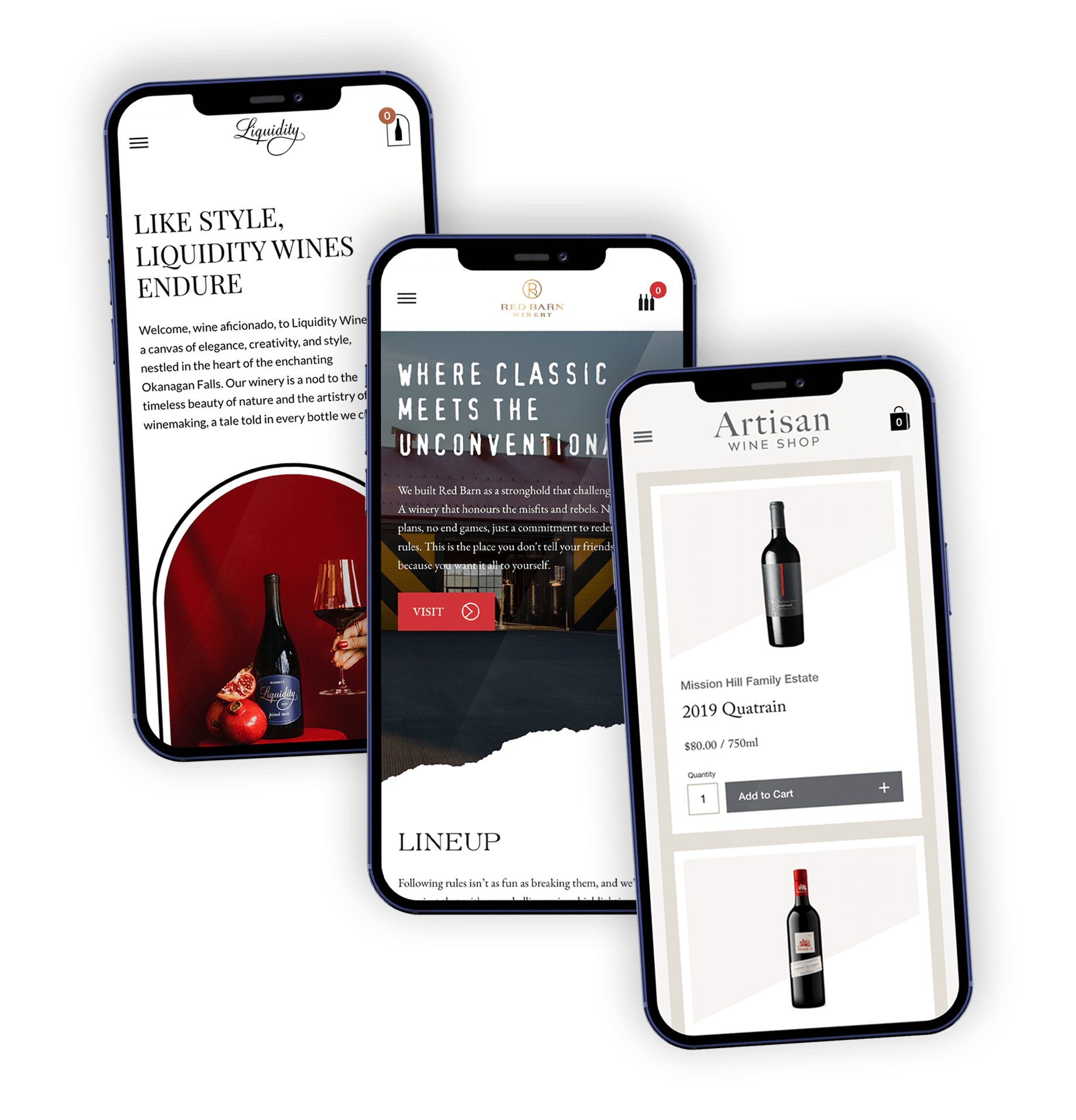 Mark Anthony Group: Launching 3 world-class winery websites